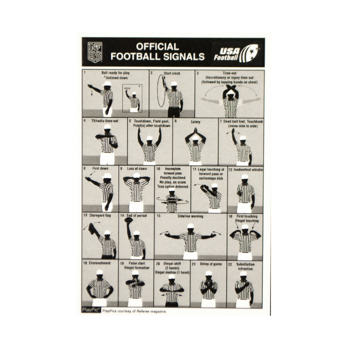 Cliff Keen Football Signal Cards – Tuffy Brooks Sporting Goods